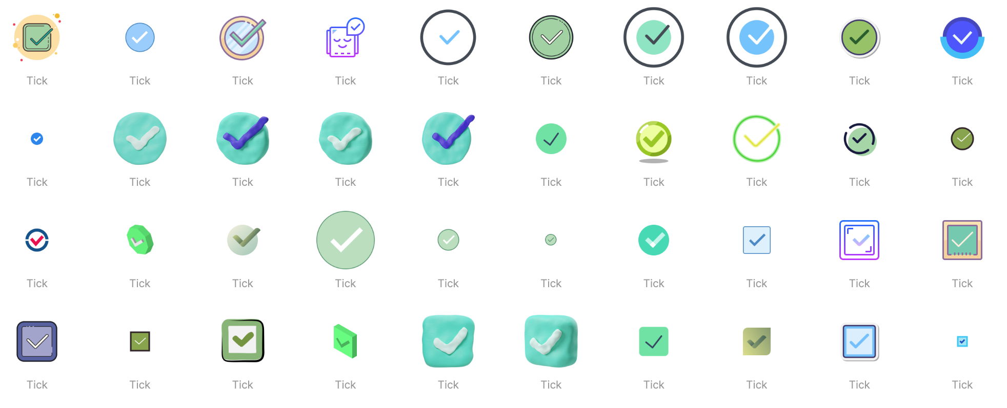 Beyond the Checkmark: Innovative Uses of Tick Icons in Graphic Design