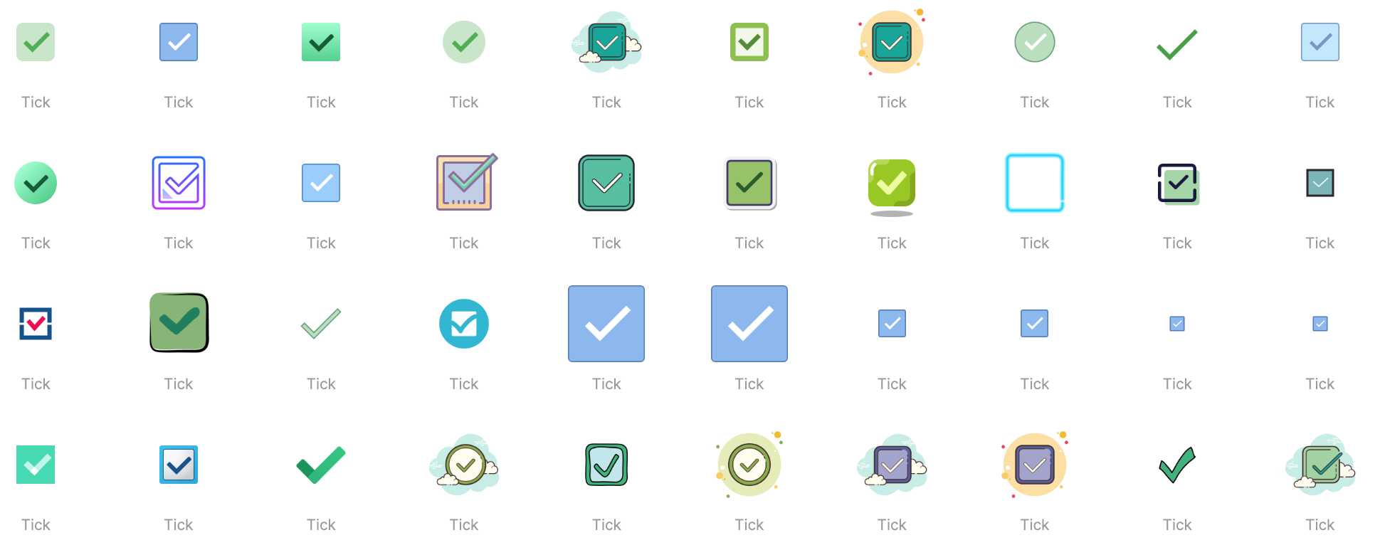 Beyond the Checkmark: Innovative Uses of Tick Icons in Graphic Design